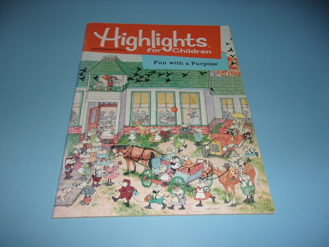 Highlights for Children Magazine September 2001 - Fun With a Purpose ...