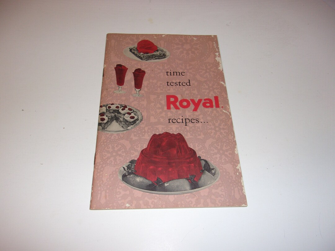 Vintage 1950's Time Tested Royal Recipes, Cookbook, Desserts - Etsy