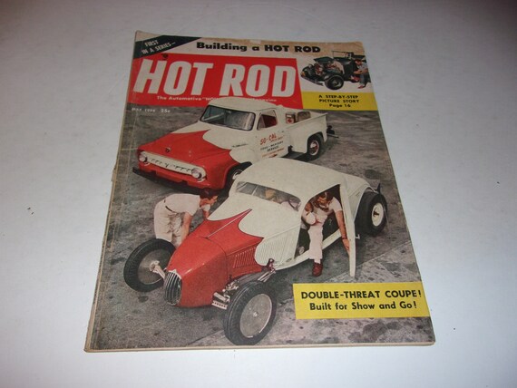 Vintage Hot Rod Magazine May 1954 Early Hot Rods Garage - Etsy