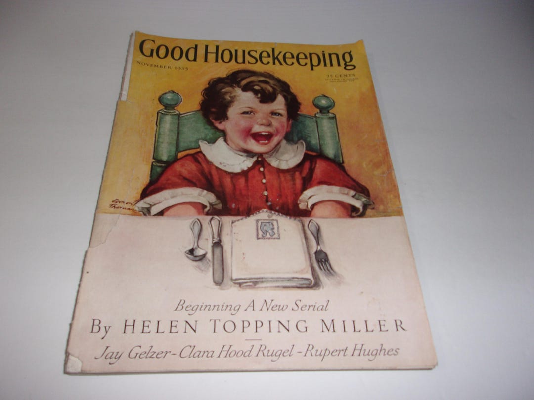 Vintage Good Housekeeping Magazine November 1935 Vintage Ads, 254 Pages ...