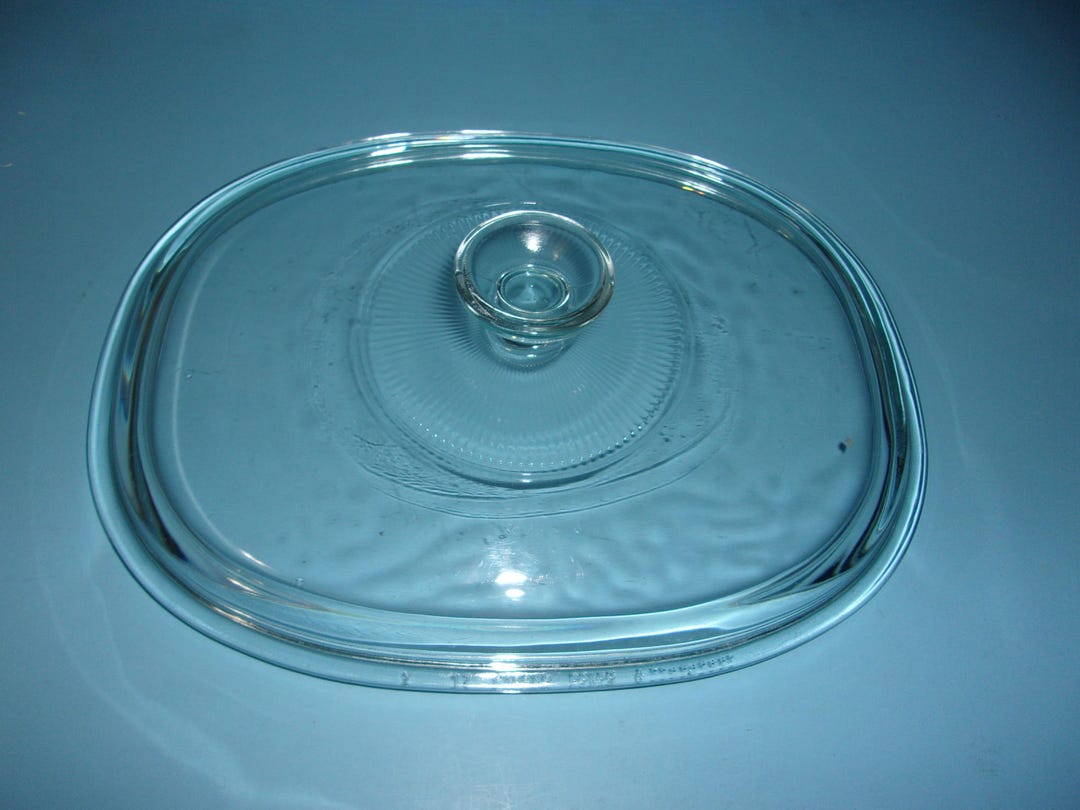 Vintage Glass Pyrex Oval Casserole Dish Lid, DC 1.5 C, Kitchen, Baking ...