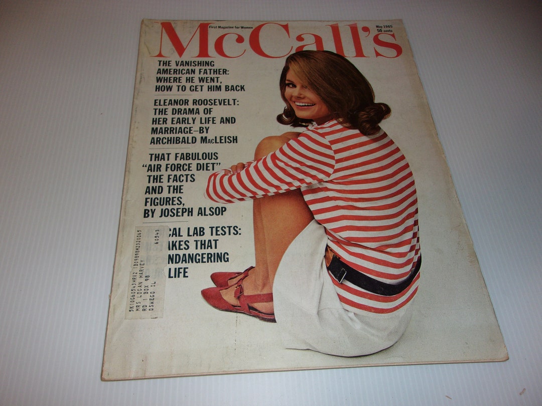 Vintage Mccalls Magazine May 1965 Betsy Mccall Doll, Vintage 1960s ...