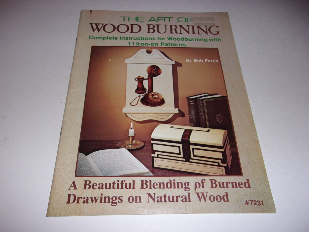 The Art of Wood Burning by Bob Ferris Missing One Iron-on - Etsy