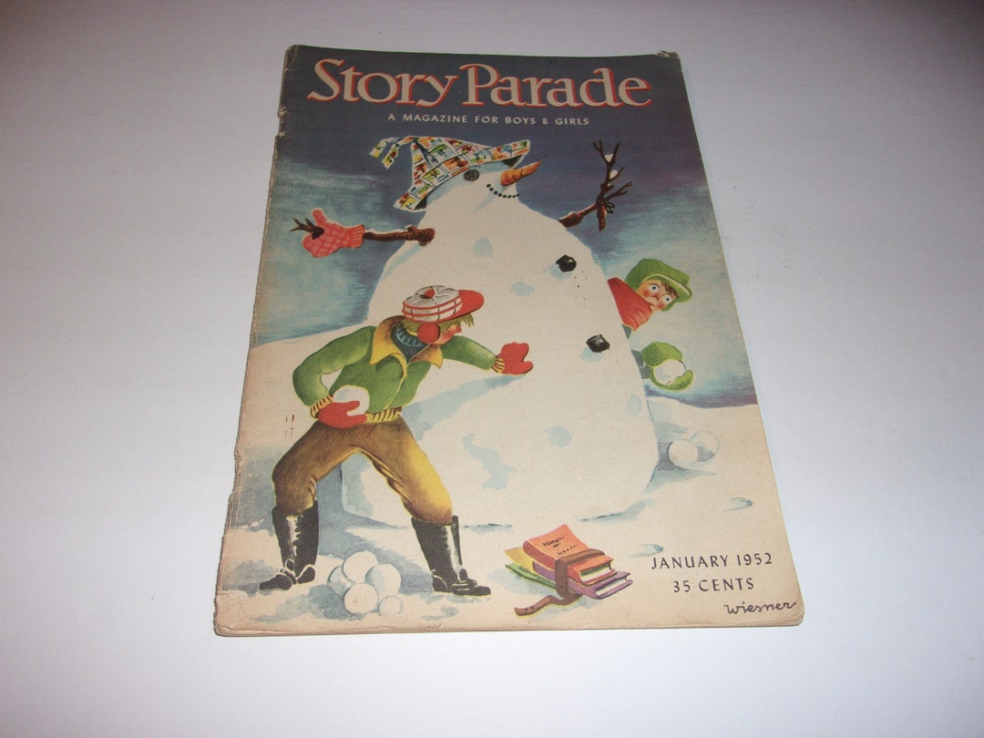 Vintage Story Parade Magazine January 1952 for Boys and Girls, Things ...