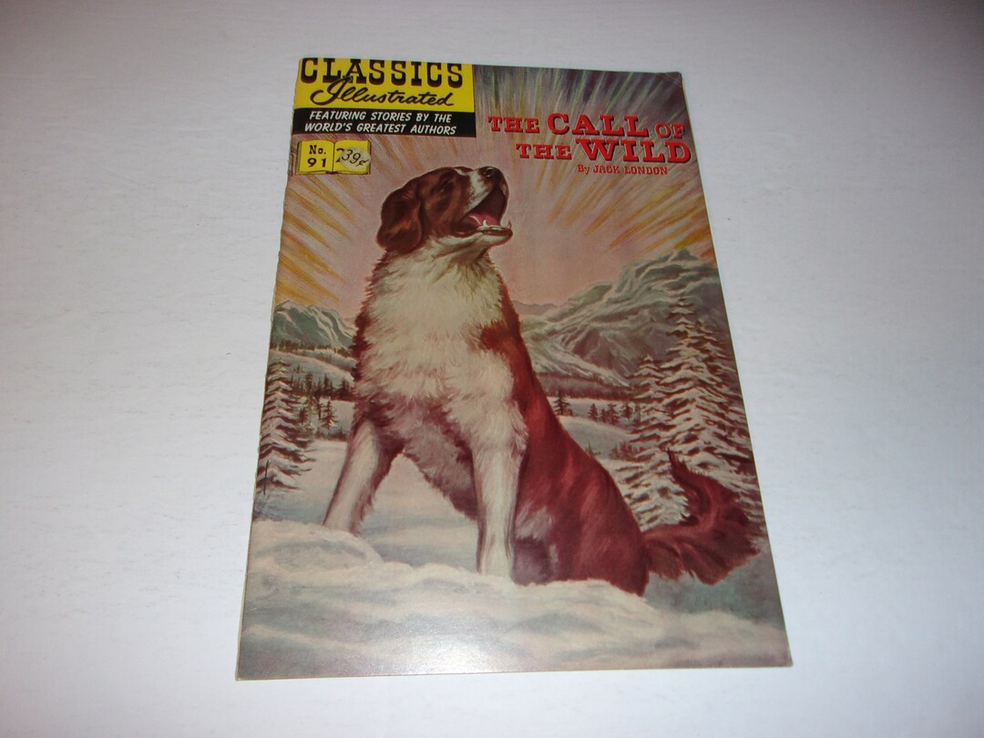 Vintage 1970 the Call of the Wild Comic Book, Number 91, Classics ...