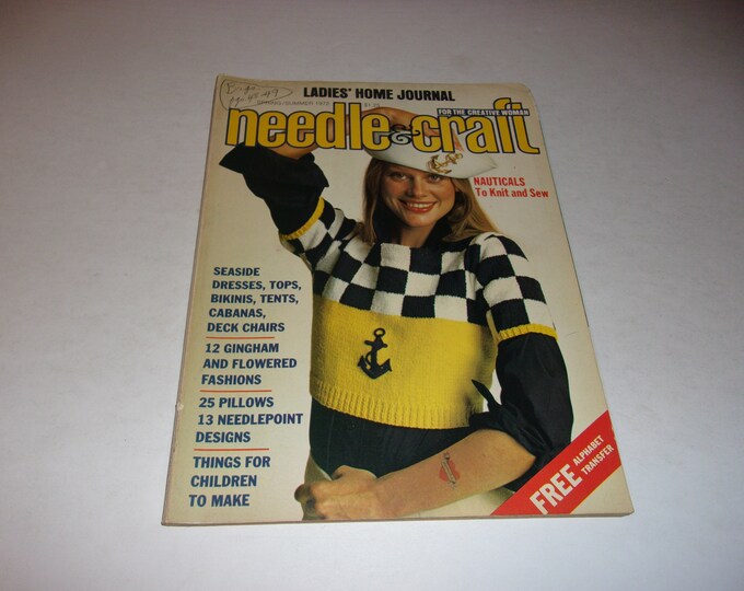Ladies Home Journal Needle & Craft Magazine, Spring/summer 1972 Sewing ...