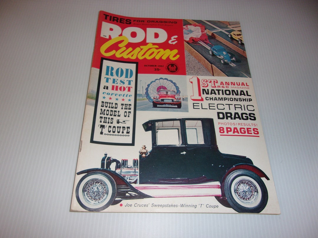 Vintage Rod & Custom Magazine October 1962 - Electric Drags, Hot Rods ...