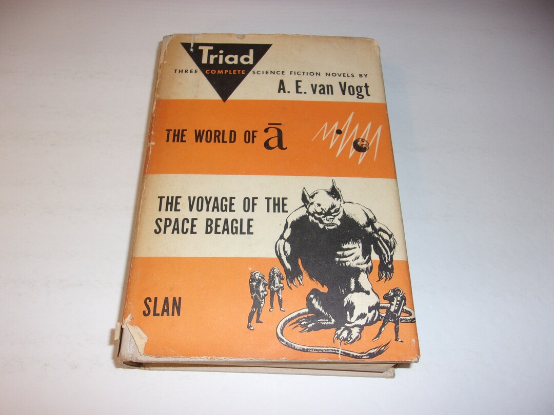 Vintage 1951 Triad Hardcover Book--3 Science Fiction Novels by A E Van ...
