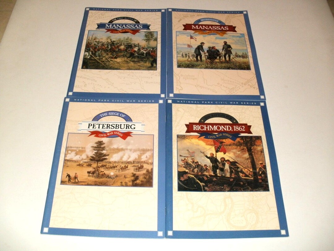 Group of 4 Booklets From the Civil War Series - Manassas, Richmond ...
