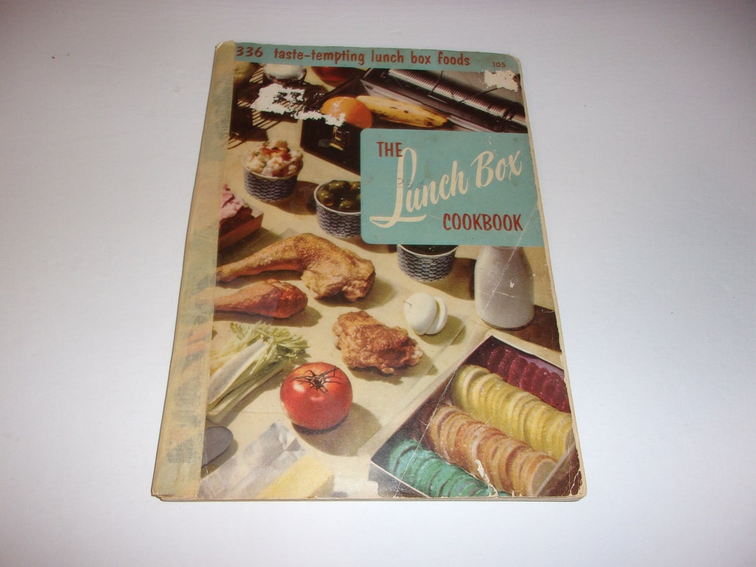 Vintage 1955 the Lunch Box, 336 Taste-tempting Lunch Box Foods, Cooking ...