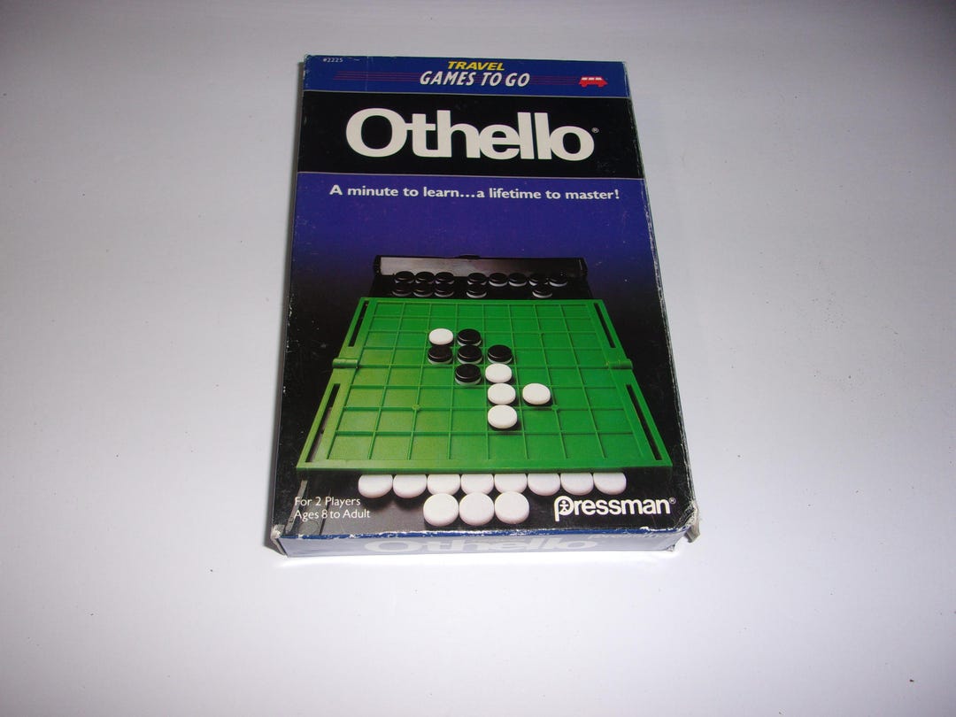 Vintage 1992 Othello Travel Game by Pressman # 2225, Collectible Retro ...