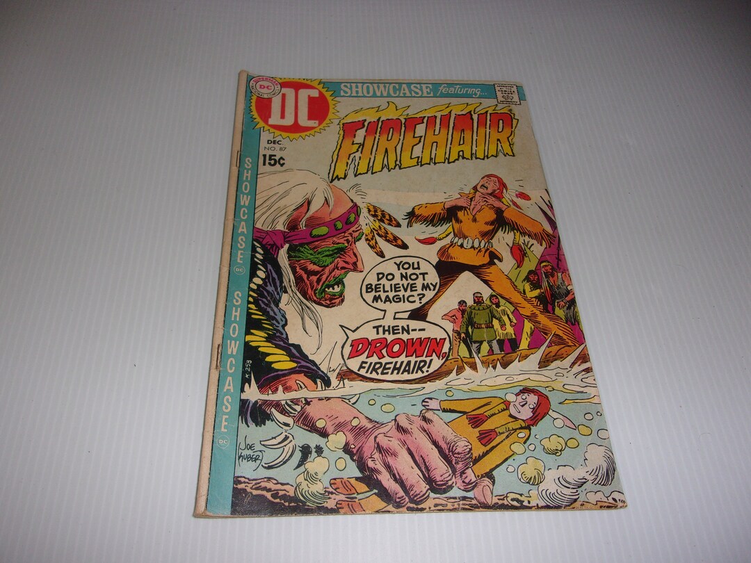 Vintage Firehair Comic Book, # 87, December 1969, DC Comic, Joe Kubert ...