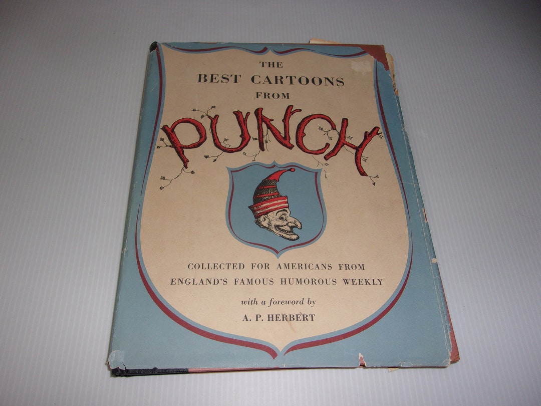 The Best Cartoons From Punch, Vintage 1952 Hardcover, Humor ...