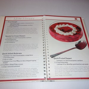 The Joys of Jell-o Gelatin, Spiral Bound Hardcover Recipe Book, Gel ...