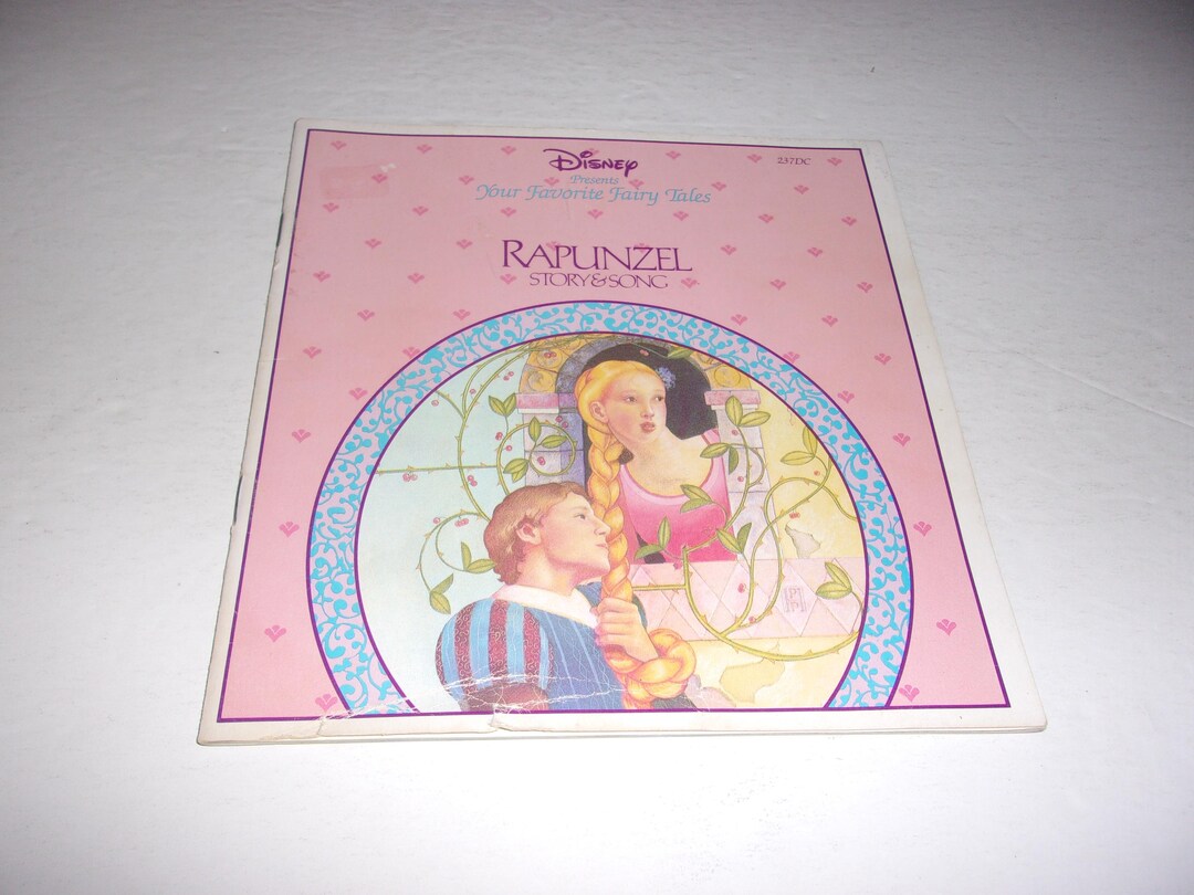 Vintage 1987 - Disney's Rapunzel Story & Song - Book Only, Children's ...