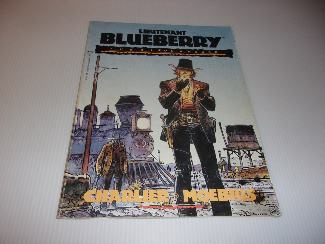 Vintage 1991 Lieutenant Blueberry the Iron Horse by Charlier Moebius ...