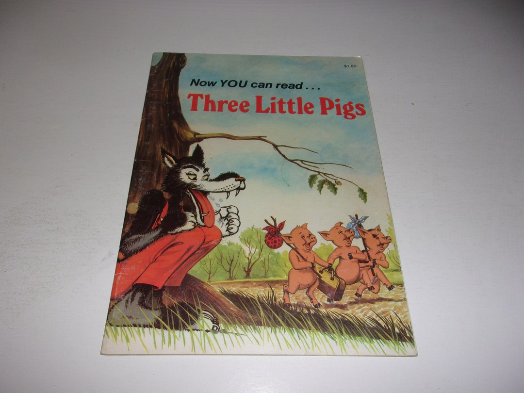 Vintage 1978 the Three Little Pigs - Children's "now You Can Read" Book ...