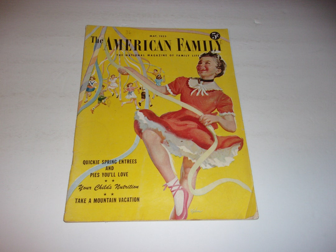 Vintage the American Family Magazine May 1953 - Covers Coming Loose ...