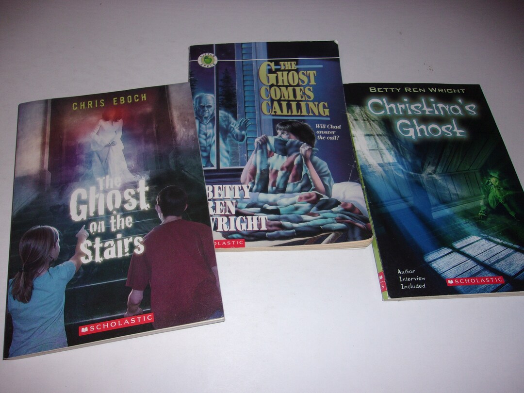 Group of Ghost Story Books, Spooky Reading, Softcover, Scholastic Books ...