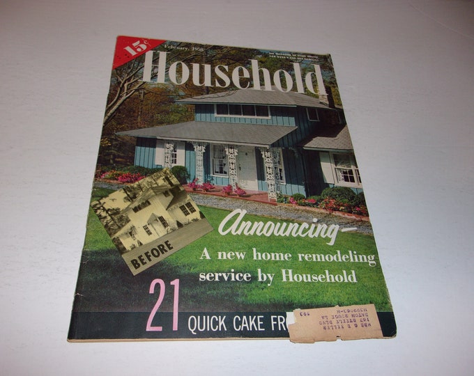 Vintage Household Magazine February 1958 - Fashion, Retro Vintage 1950 ...