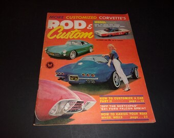 Vintage Rod & Custom Magazine May 1964 23 'T' Cover Car, Hot Rods ...