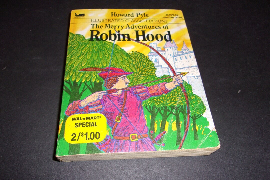Merry Adventures of Robin Hood by Howard Pyle Vintage 1979, Small Sized ...