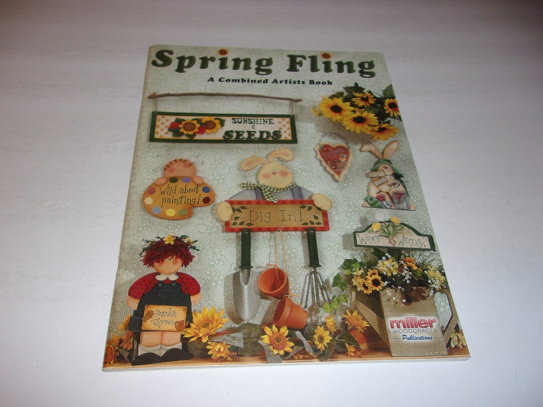 Spring Fling a Combined Artists Book - Softcover Pattern Book, Crafts ...