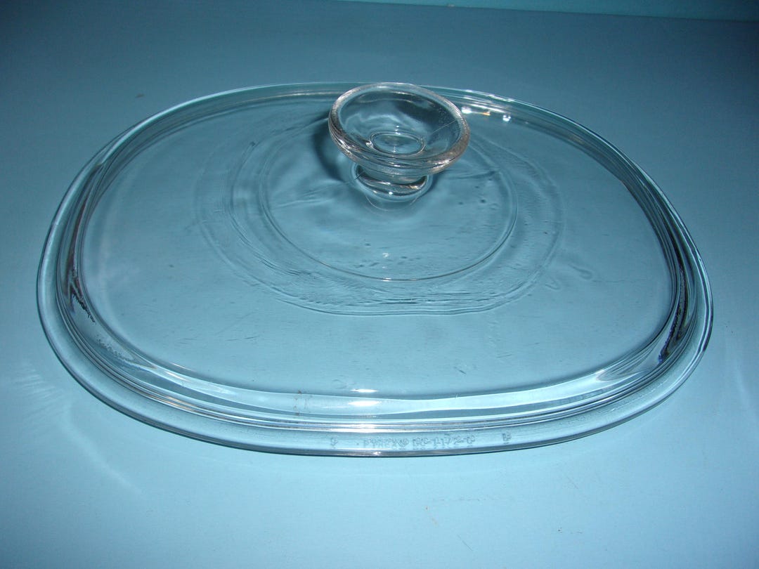Vintage Glass Pyrex Oval Casserole Dish Lid, - DC 1-1/2 C, Kitchen ...
