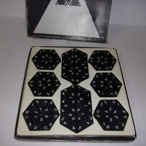 Vintage 1968 Tri-ominos the Triangle Game Collectible, Vintage Game ...