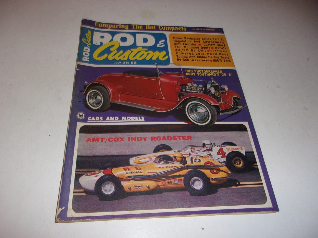 Vintage Rod & Custom Magazine July 1965: Hot Rods, Model Cars - Etsy