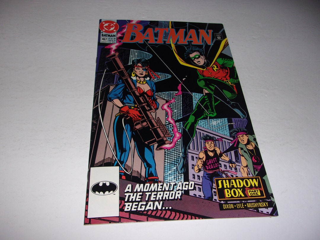 Batman, 467, Vintage August 1991, DC Comic Book, Collectible, Art ...