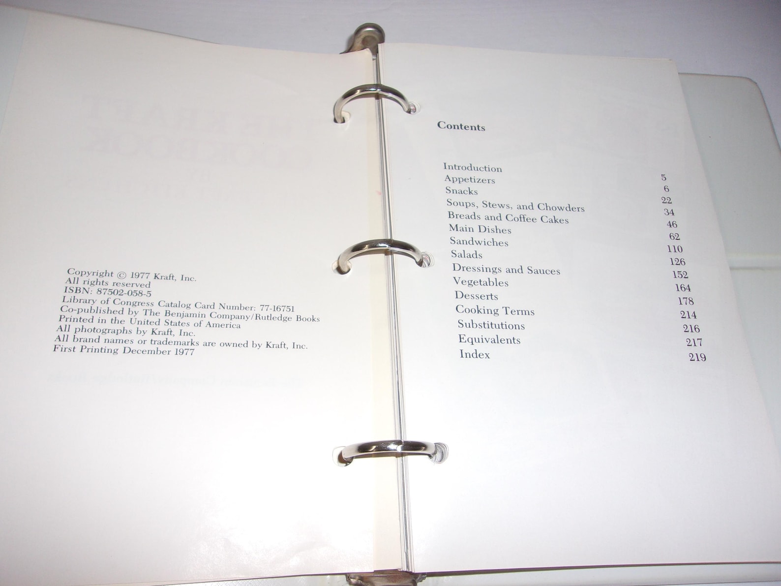 The Kraft Cookbook - 75 Years of Good Food Ideas, Vintage 1977 Cookbook ...