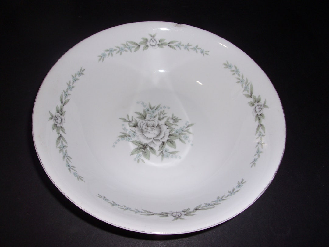 Vintage Bouquet Diamond China, Bowl, Dish, Has Chipped Edge, Made in ...