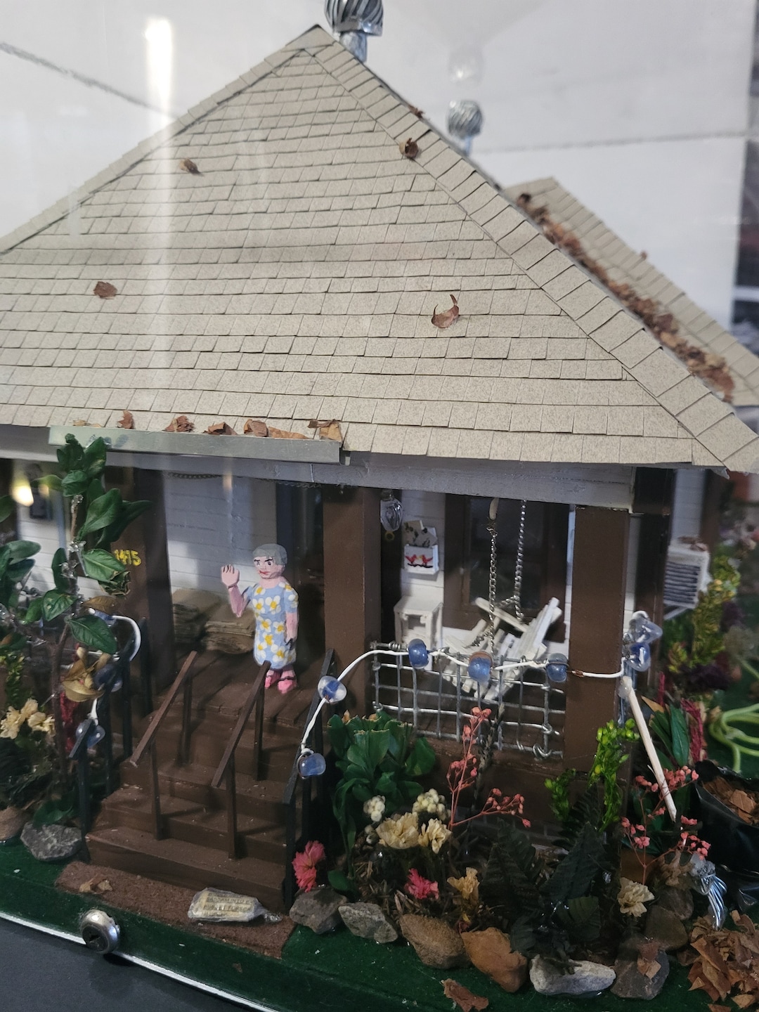 Handmade Small-scale Replica, Wooden House, One-of-a-kind, Lighted ...