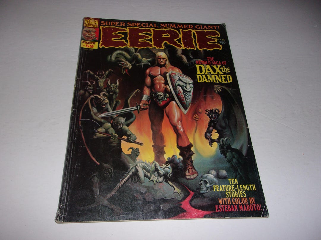 Eerie # 59, Vintage 1974, Summer Giant Issue, Art, Illustrated, Warren ...
