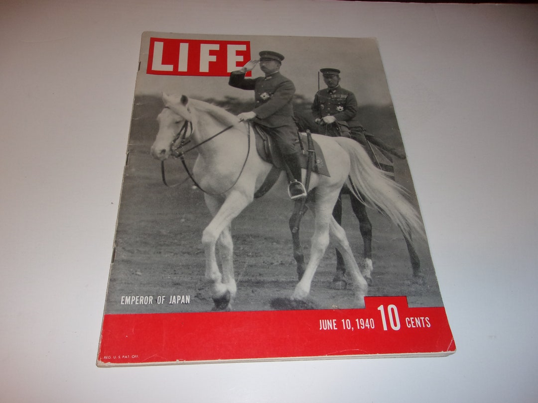 Vintage Life Magazine June 10, 1940 - Emperor Cover, Retro 1940s Ads ...