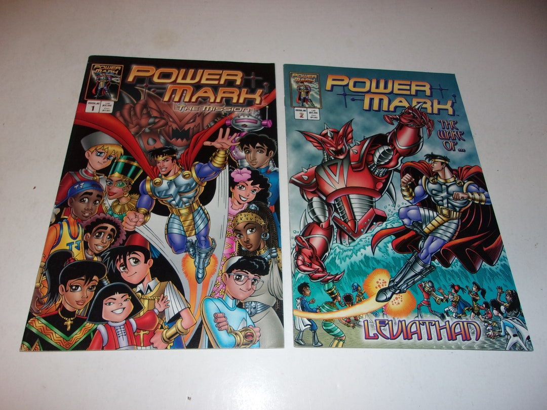 Vintage Power Mark Comic Books #1 and 2, Wake of Leviathan, the Mission ...