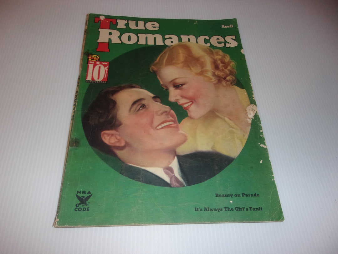 Vintage True Experiences Magazine April 1935, It's Always the Girl's ...