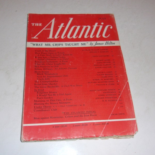 Atlantic Monthly - Etsy
