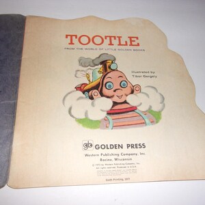 Vintage 1977 "tootle" a Golden Shape Book, Collectible, Children's Book ...