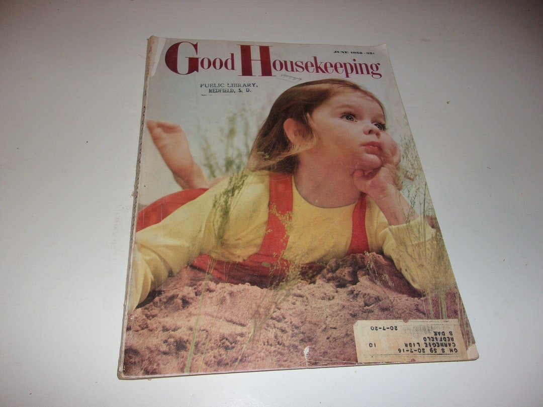 Vintage Good Housekeeping Magazine June 1958 - Art, Scrapbooking ...