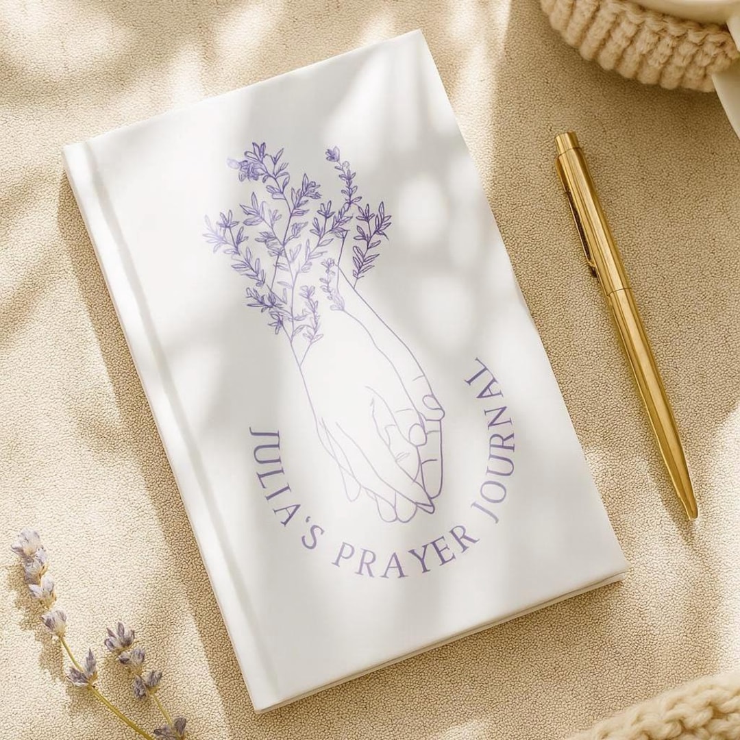 Custom Christian Prayer Journal for Women - Custom Faith Notebook With ...