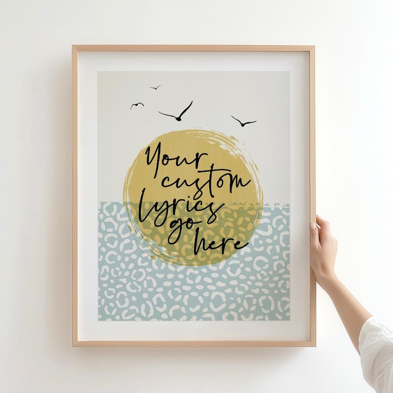 Yellow Lyrics - Etsy