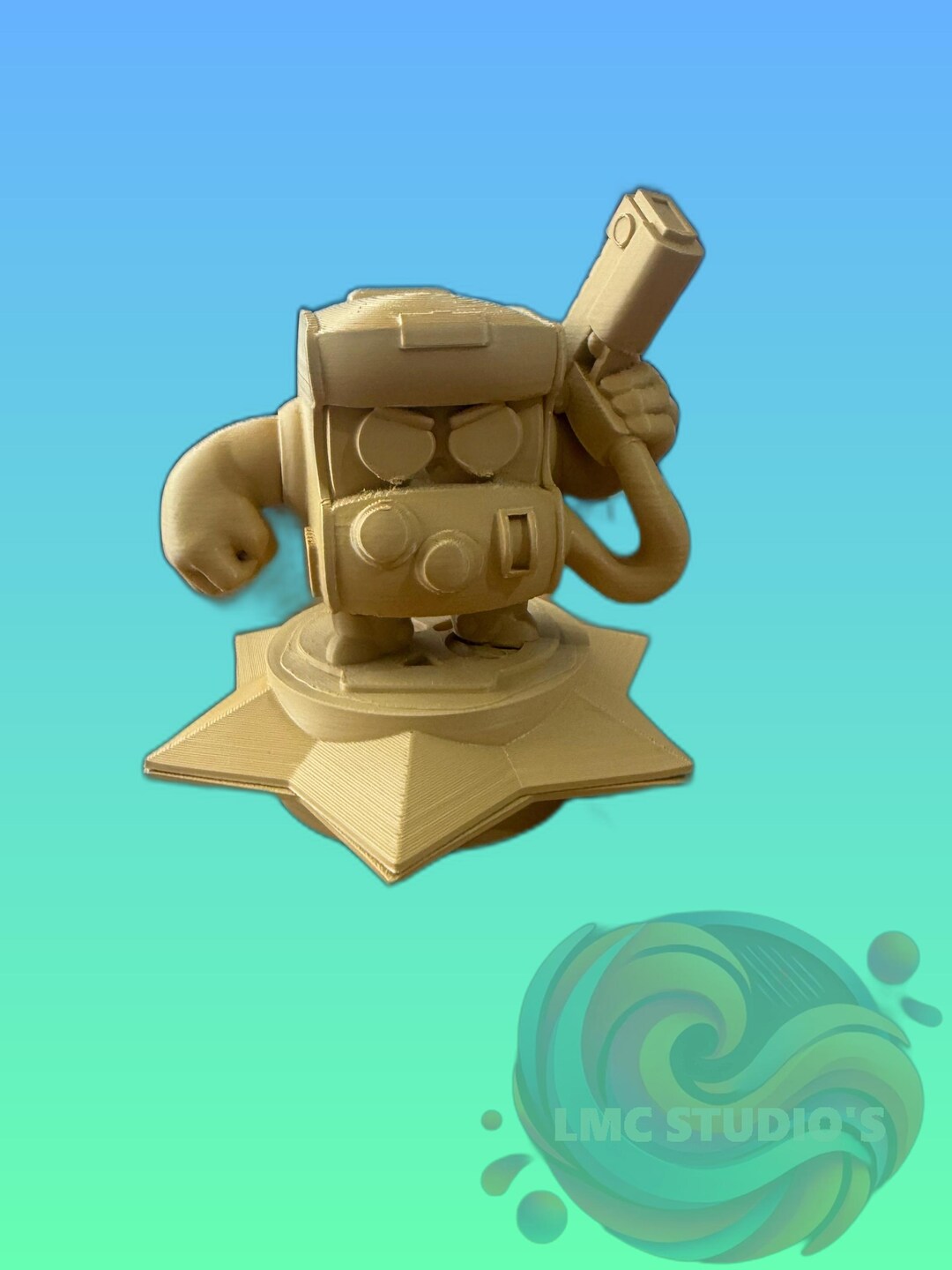 3D Printed 8-bit-brawl-stars | Retro Arcade Brawler Model for ...