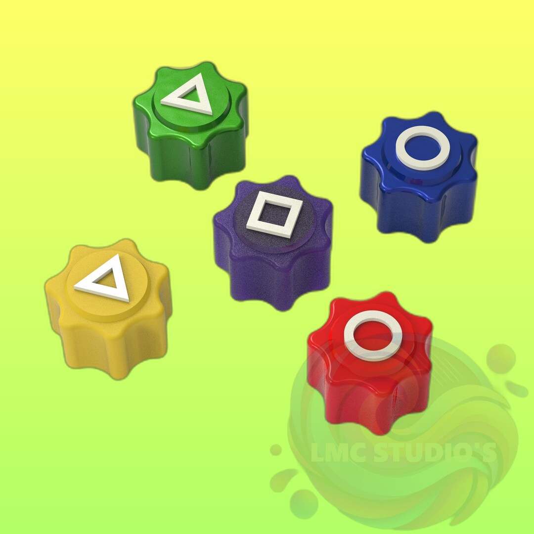 3D Printable Squid Game Gonggi Skill Game in STL Ultimate Fun for Game ...