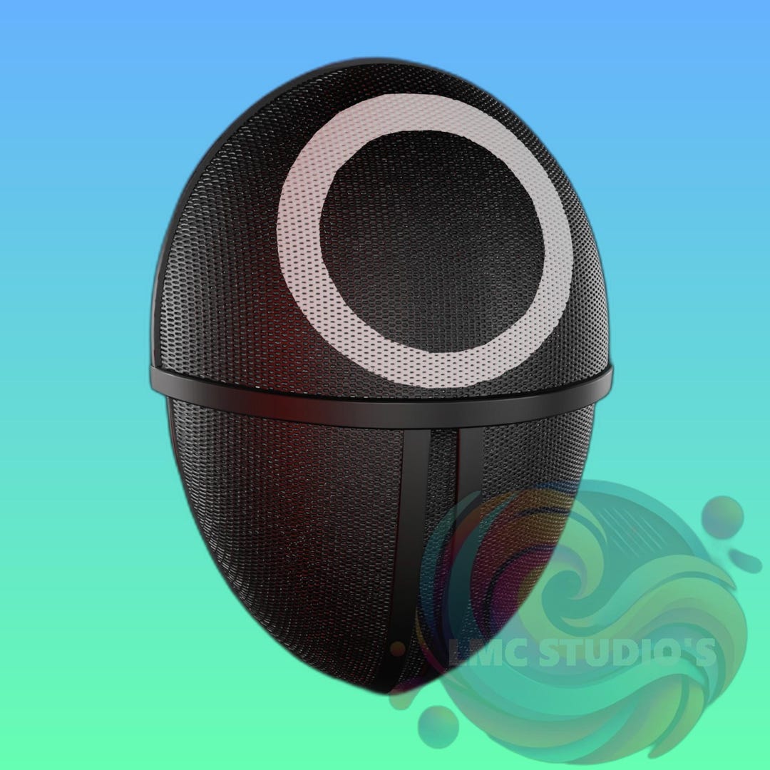 3D Printable Squid Game Soldier Mask in STL Stunning Design for Cosplay ...