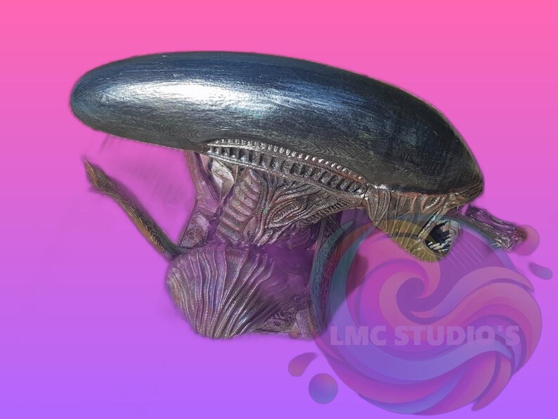 3D Printable Aliens Vs Predator - Alien Bust in STL | Intricate ...