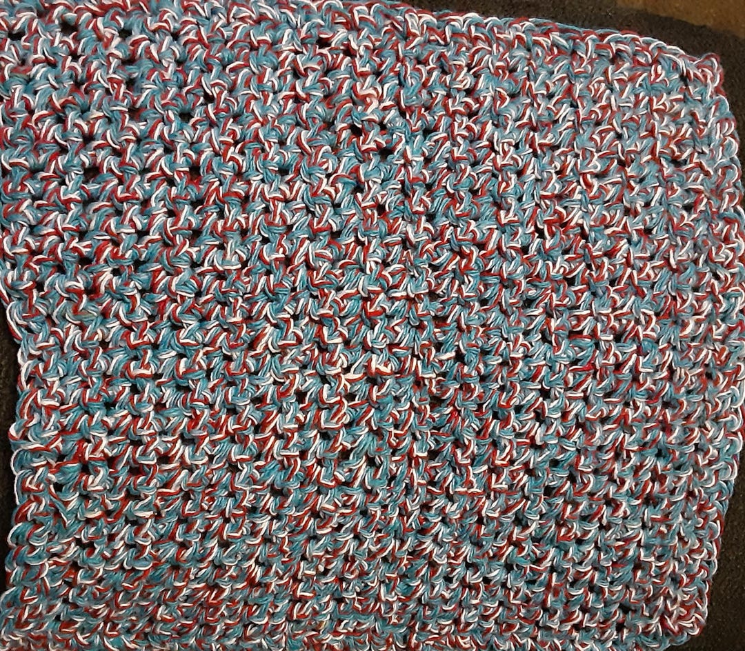 100% Cotton Crochet Dishcloth, Eco-friendly, Handmade Cotton Dishcloth ...