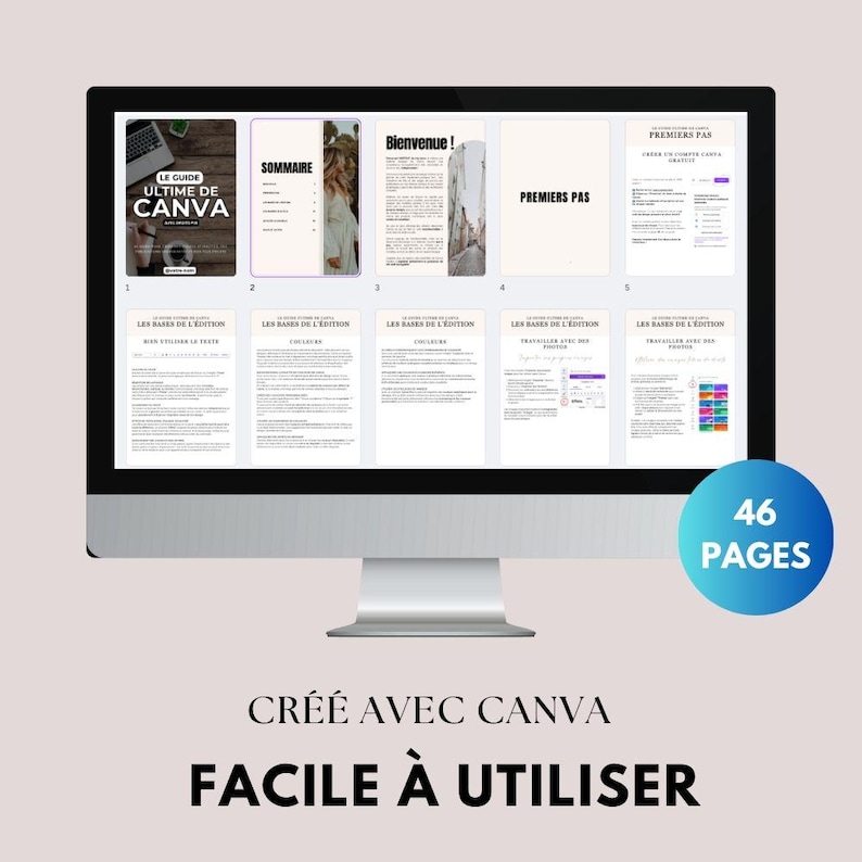 Ebook Canva tutoriel, Apprendre Canva, Produit digital avec droits de revente PLR, guide ...
