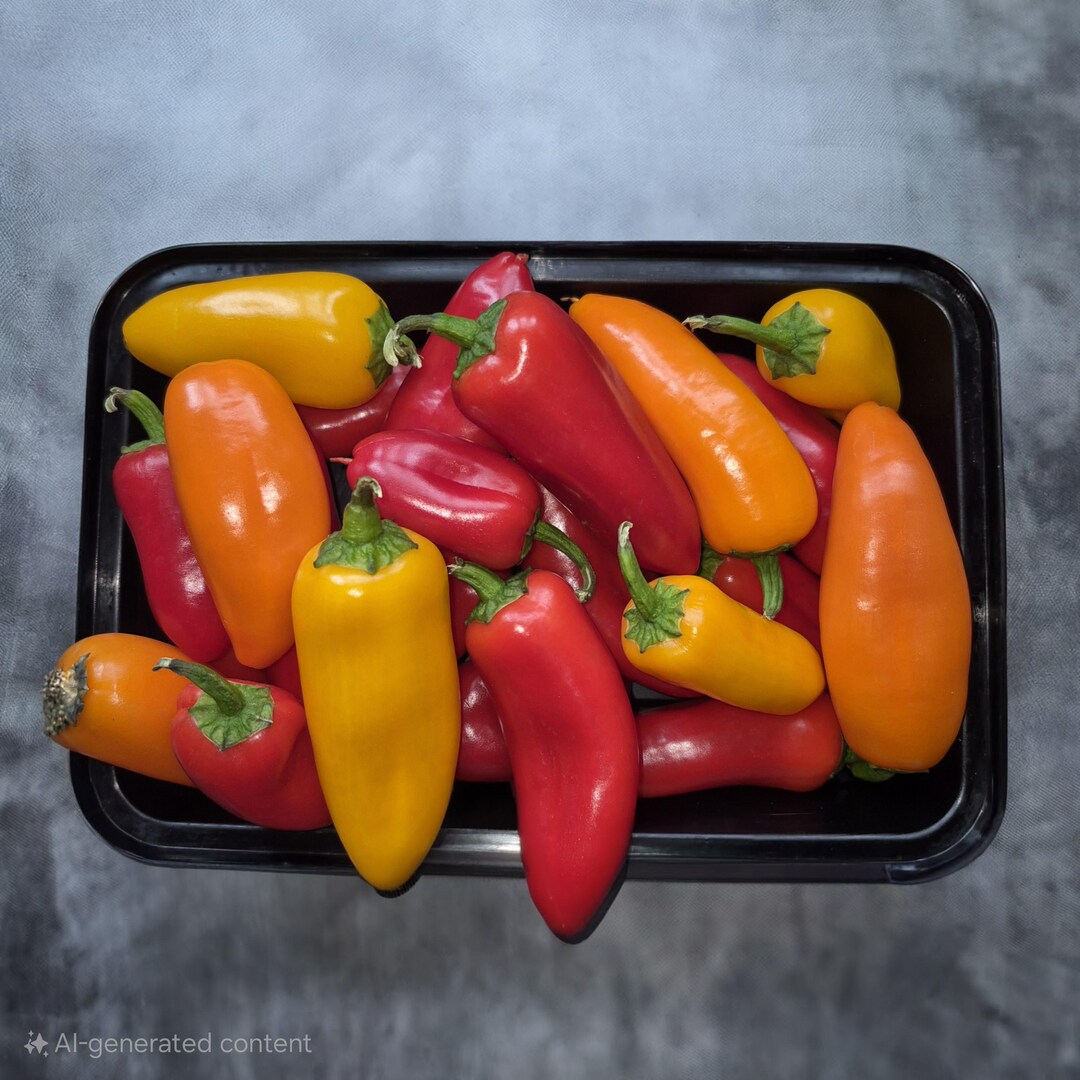 Mixed Mini Peppers Seeds (mini Poivons) - 40 Seeds per Packet - Etsy